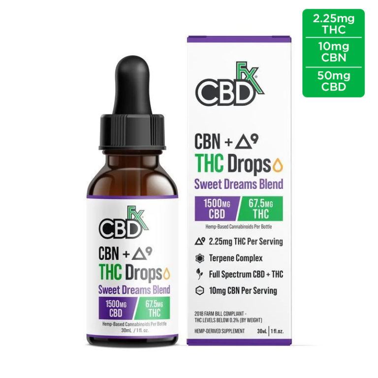 THC Oil | Delta-9 & Full Spectrum CBD Tinctures - CBDfx
