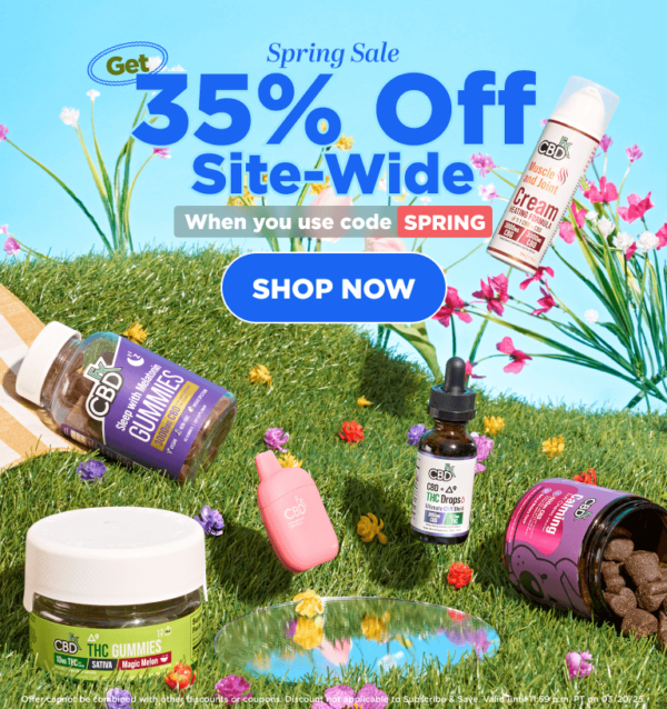 Organically Grown Hemp CBD Products | Online CBD Store | CBDfx